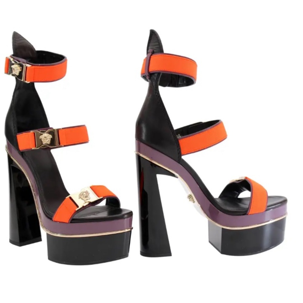 Versace Medusa Runway Platform Heels (Gigi Hadid) - Gem